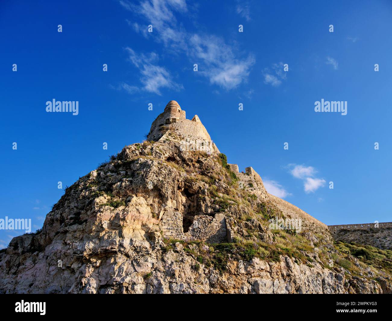 Venetian Fortezza Castle, City of Rethymno, Rethymno Region, Crete ...