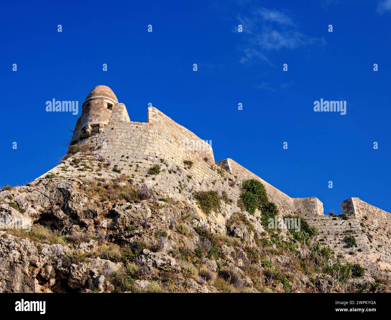 Venetian Fortezza Castle, City of Rethymno, Rethymno Region, Crete ...