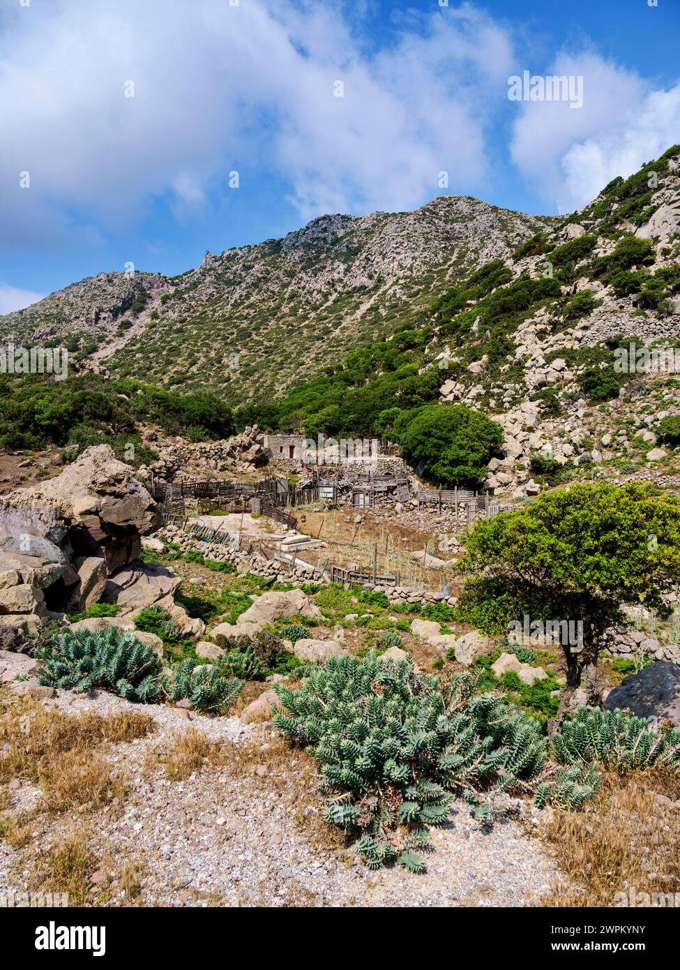 Landscape of Nisyros Island, Dodecanese, Greek Islands, Greece, Europe ...