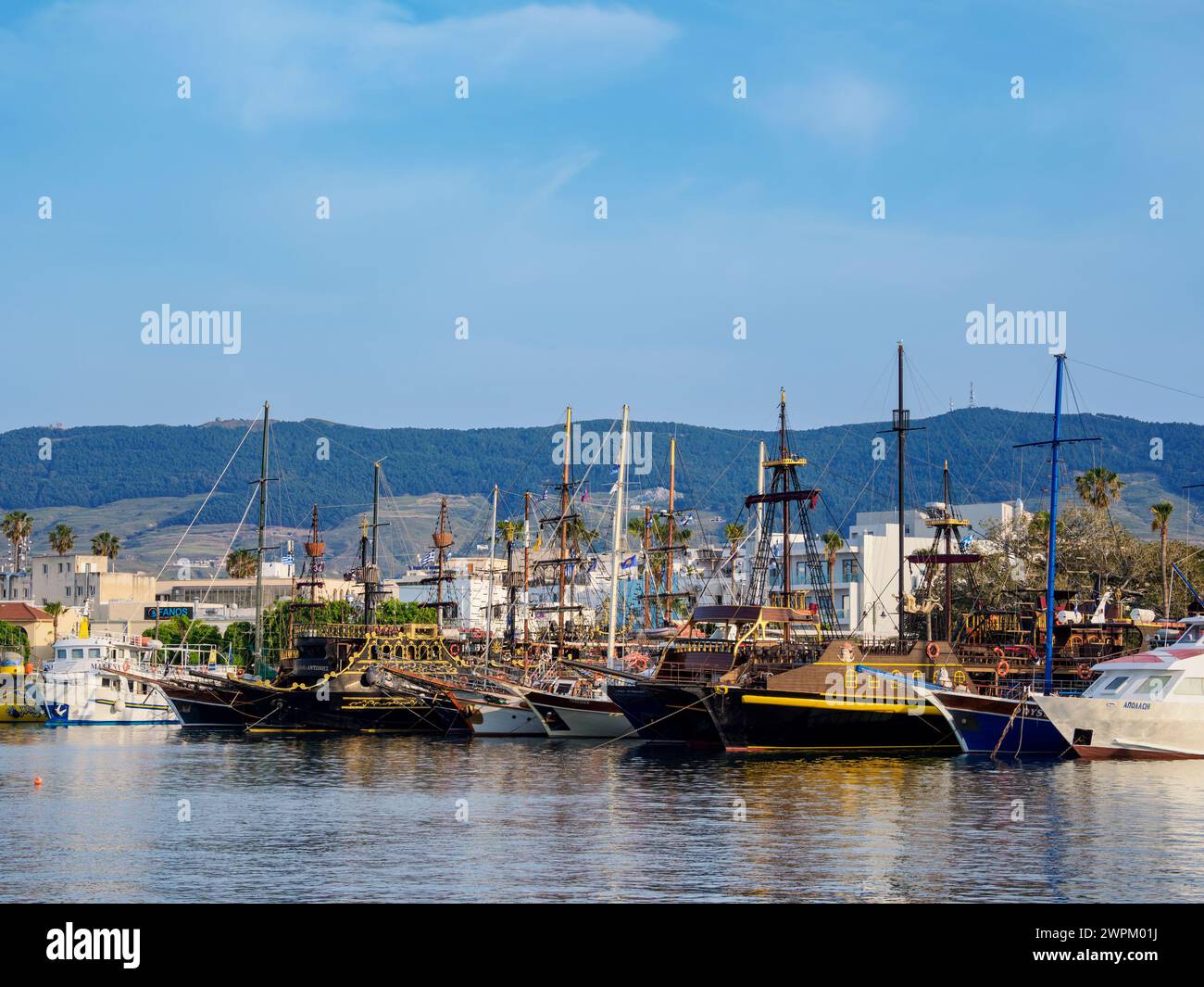 Harbor kos town greece hi-res stock photography and images - Alamy