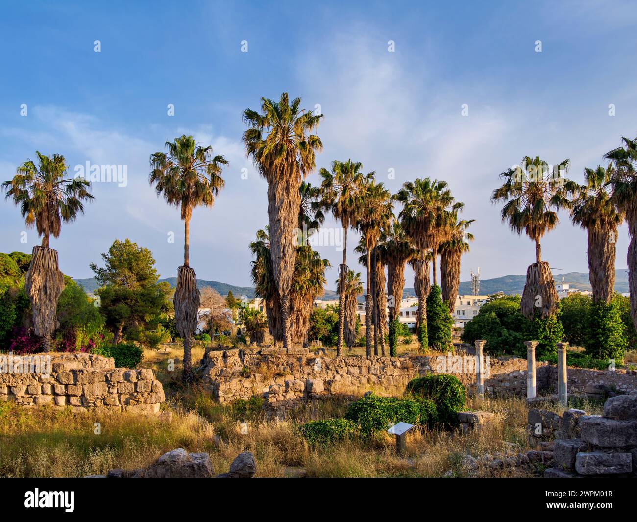 Ancient Agora at sunset, Kos Town, Kos Island, Dodecanese, Greek ...
