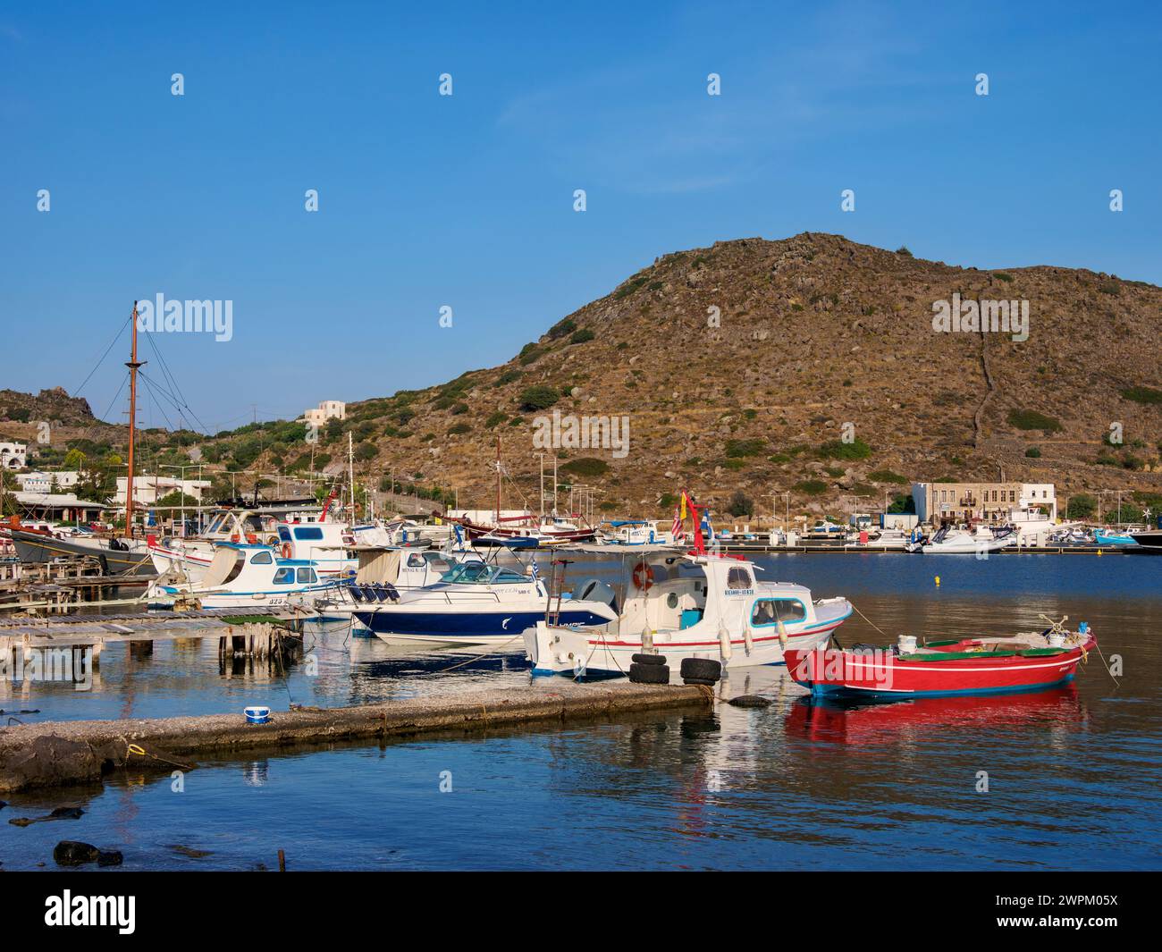 Skala Fishing Port, Patmos Island, Dodecanese, Greek Islands, Greece ...