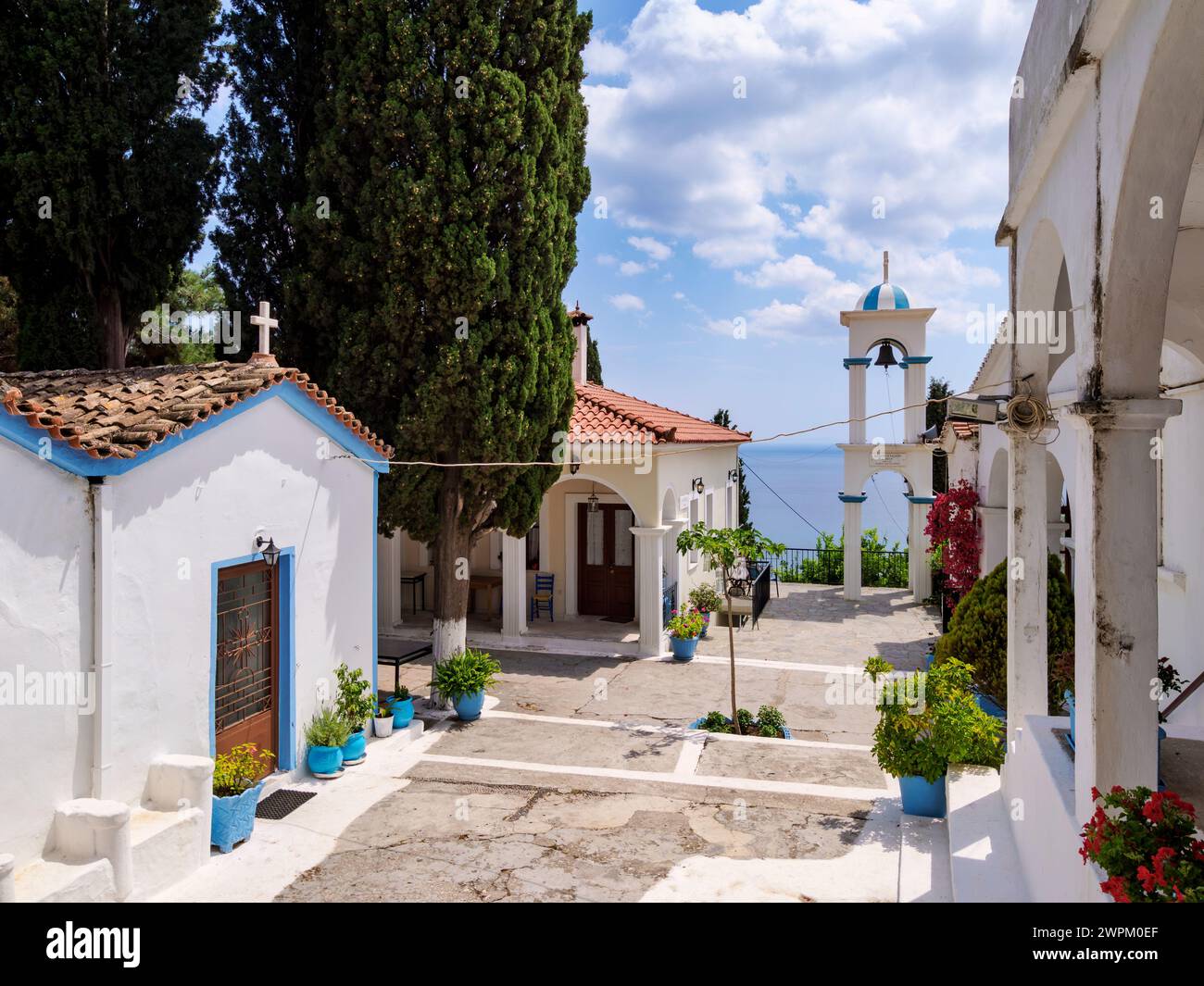Panagia Spiliani Monastery, Pythagoreio, Samos Island, North Aegean ...