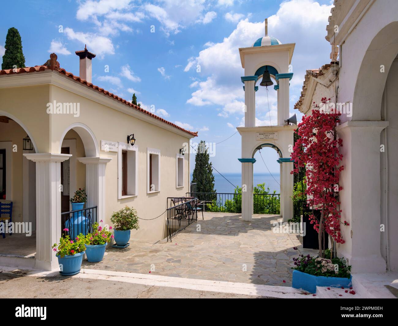 Panagia Spiliani Monastery, Pythagoreio, Samos Island, North Aegean ...