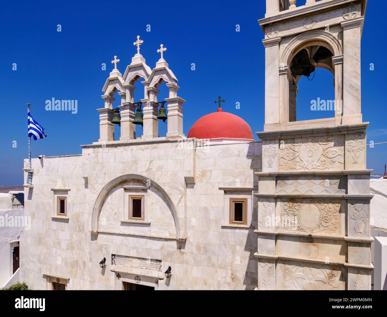 Monastery of Tourliani, Ano Mera, Mykonos Island, Cyclades, Greek ...