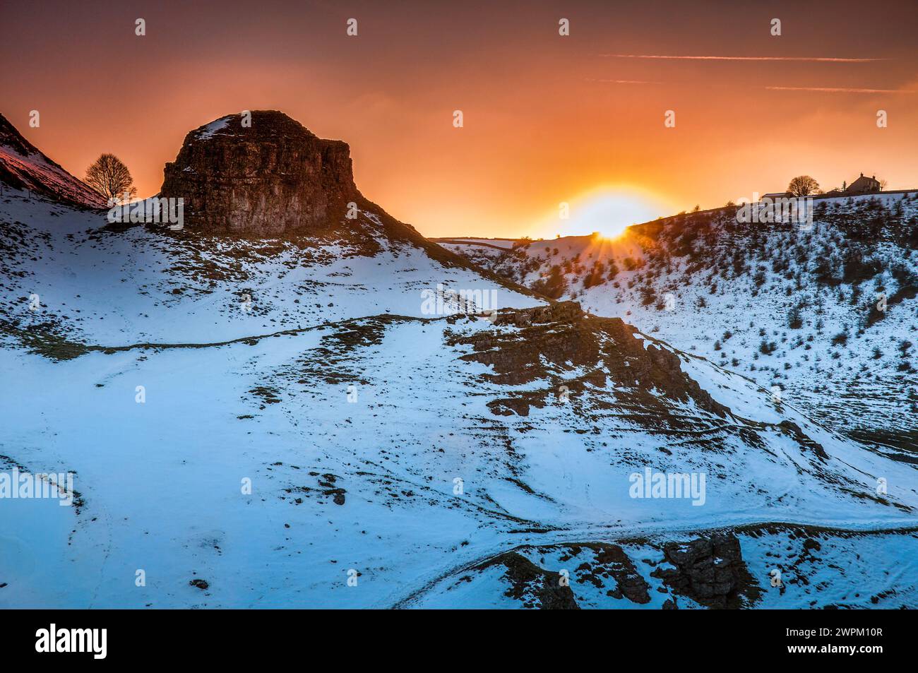 Cressbrook sunset hi-res stock photography and images - Alamy