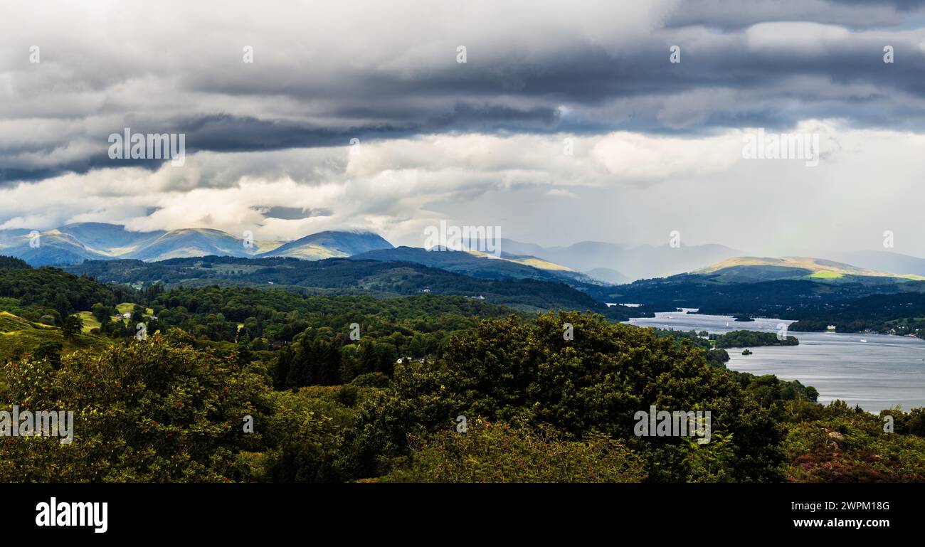 The hills of the lake district beyond hi-res stock photography and ...
