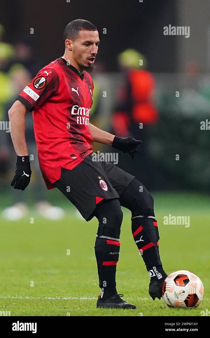 Milan, Italia. 07th Mar, 2024. Ismael Bennacer (AC Milan); in action ...