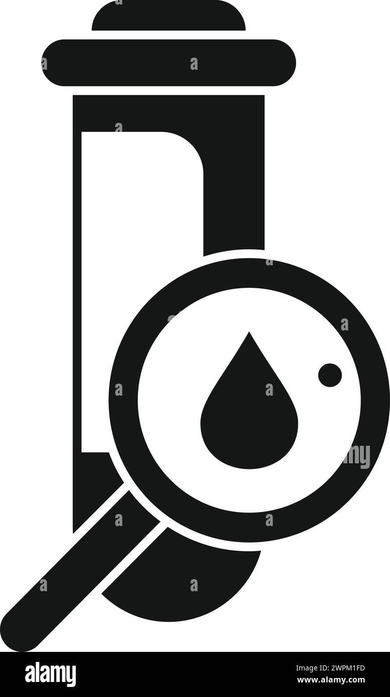 Test tube menopause icon simple vector. Female age cycle. Body swing ...