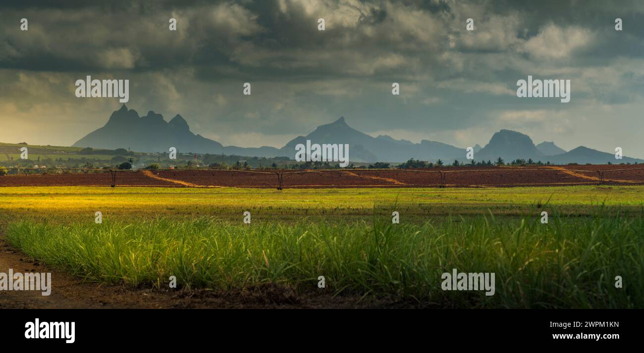 View of landscape and Long Mountain in the interior from near Petit ...