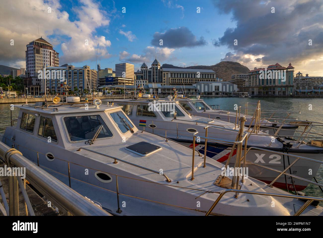 View of Caudan Waterfront in Port Louis, Port Louis, Mauritius, Indian ...