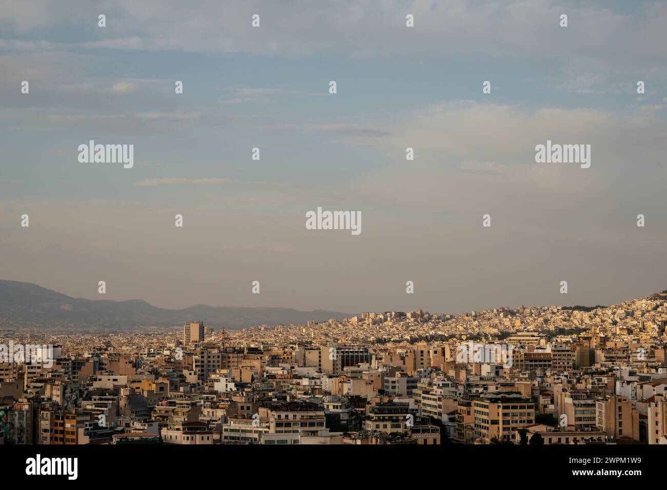 View of Athens City Centre, Athens, Attica, Greece, Europe Stock Photo ...