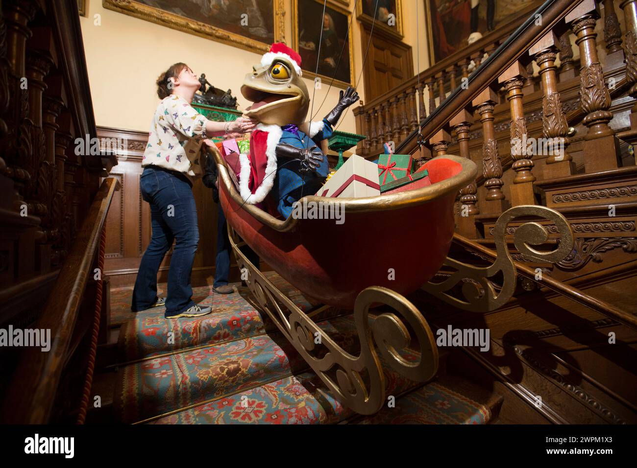 06/11/15 Toad careers around 'Toad Hall' before being hoisted above the stairwell. Inspired by ...