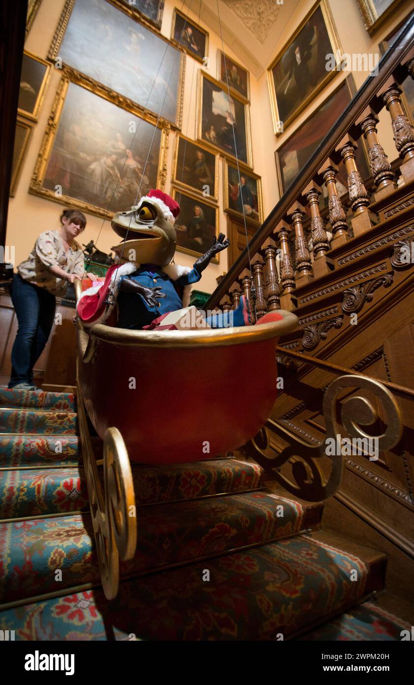 06/11/15 Toad careers around 'Toad Hall' before being hoisted above the stairwell. Inspired by ...