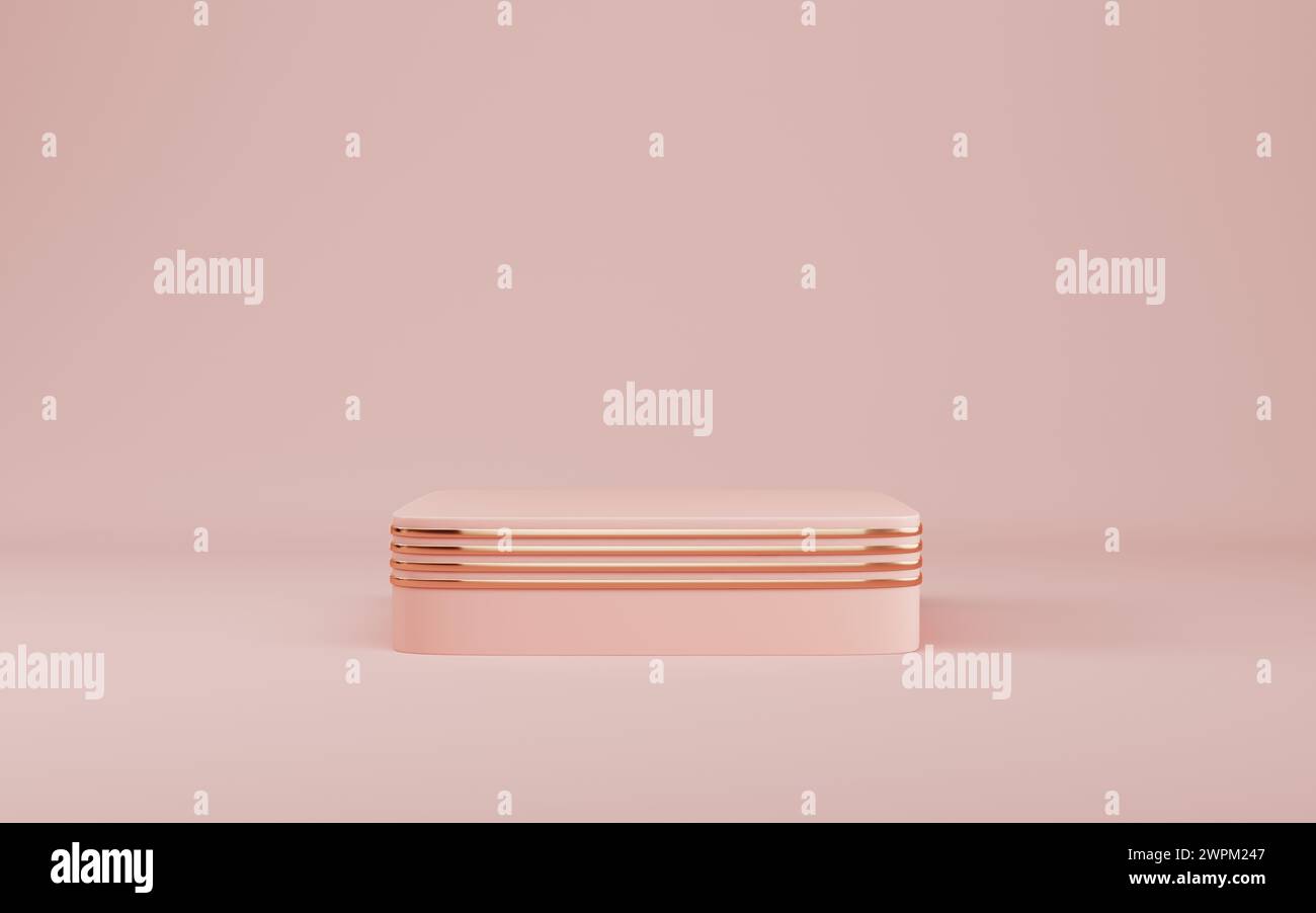 Abstract minimal background. Rectangle podium for product display on ...