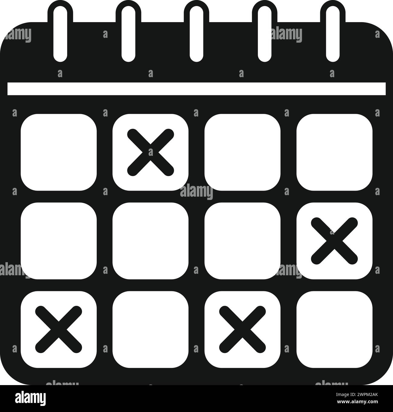 Menopause calendar icon simple vector. Aging wife. Mood pain body Stock ...