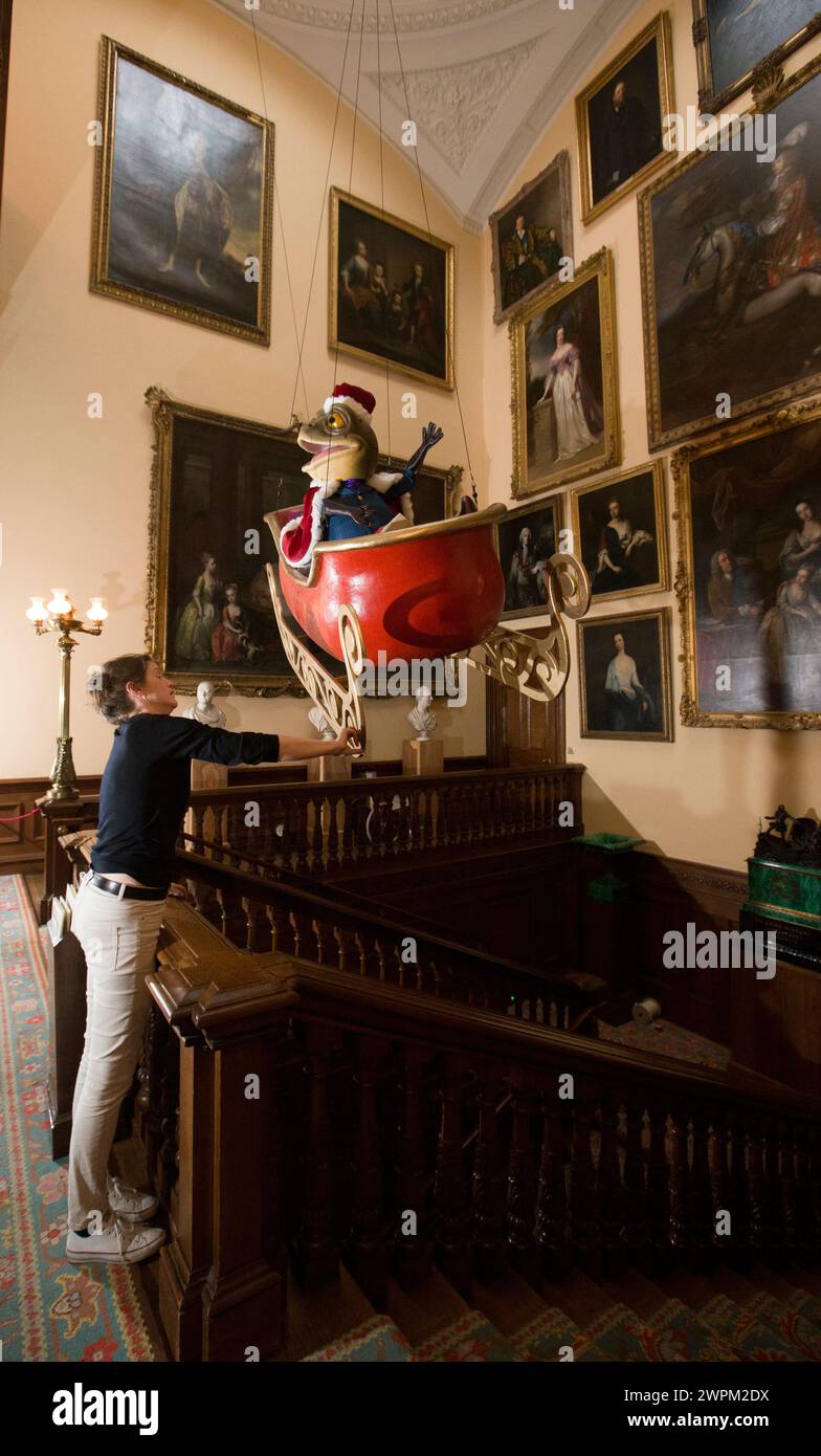 06/11/15 Toad careers around 'Toad Hall' before being hoisted above the stairwell. Inspired by ...