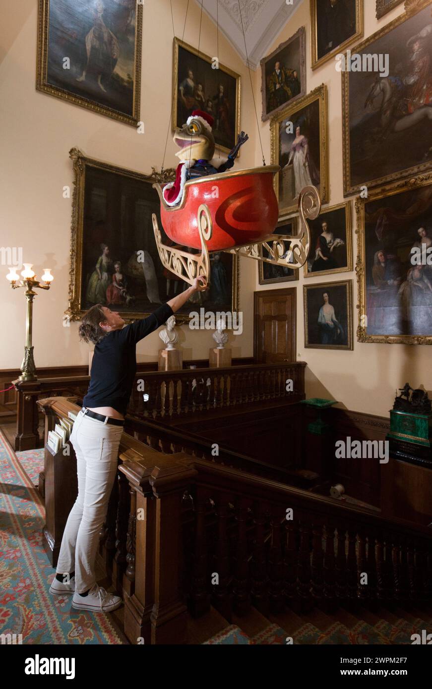06/11/15 Toad careers around 'Toad Hall' before being hoisted above the stairwell. Inspired by ...