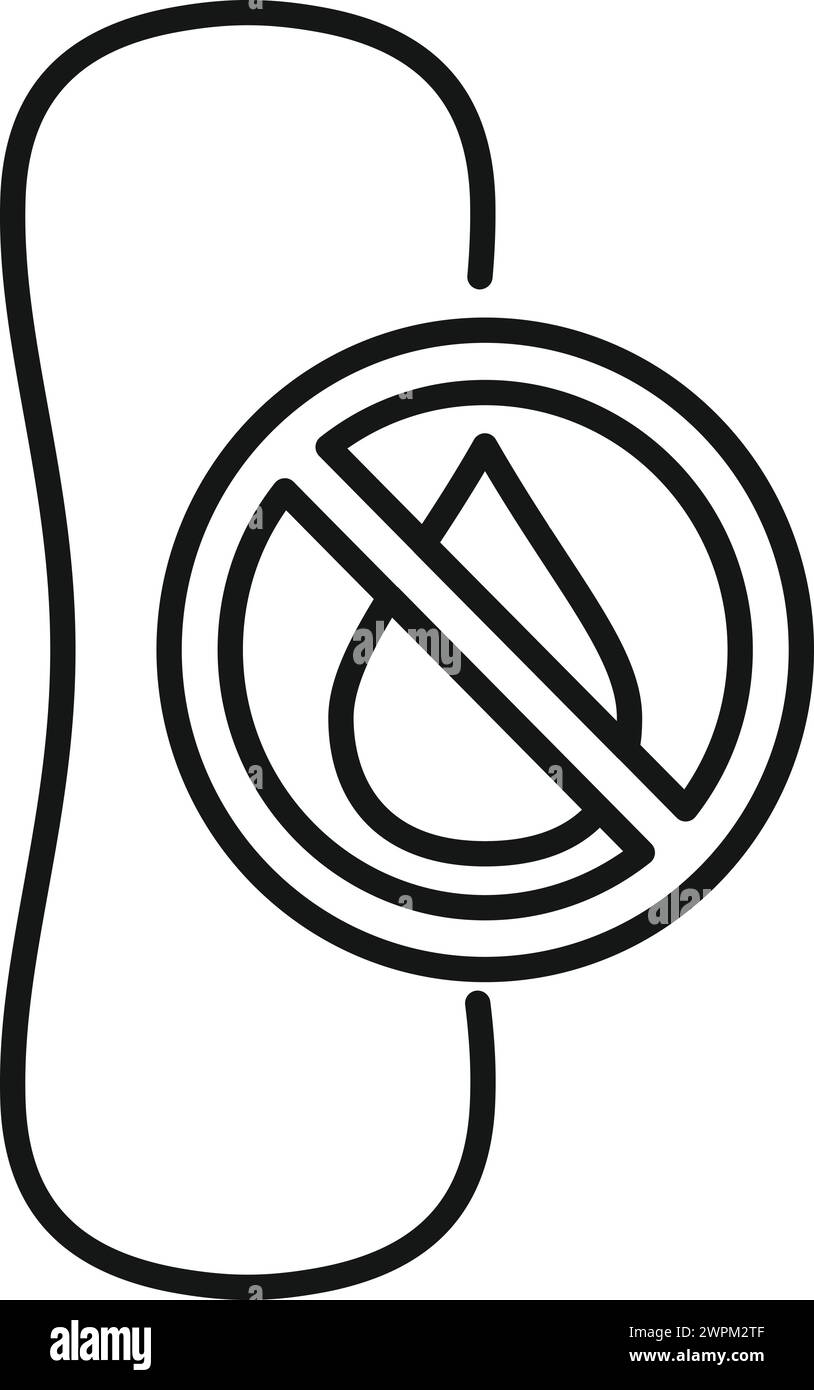 Blood drop icon outline vector. Female menopause. Ove balance flash ...