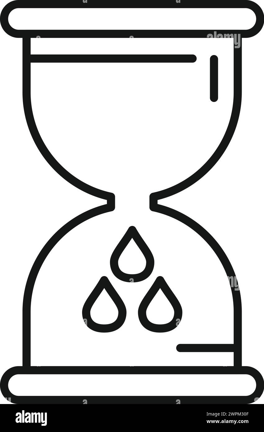 Menopause age cycle icon outline vector. Female body pain. Poor period ...