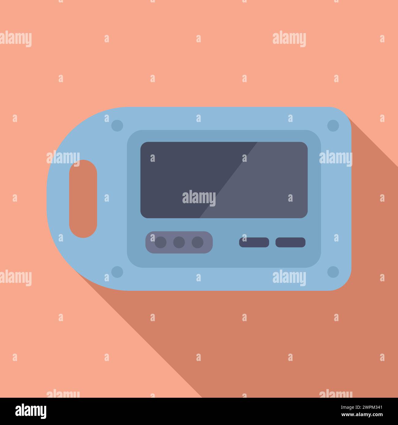 Xray portable equipment icon flat vector. Person lung care. Doctor ...