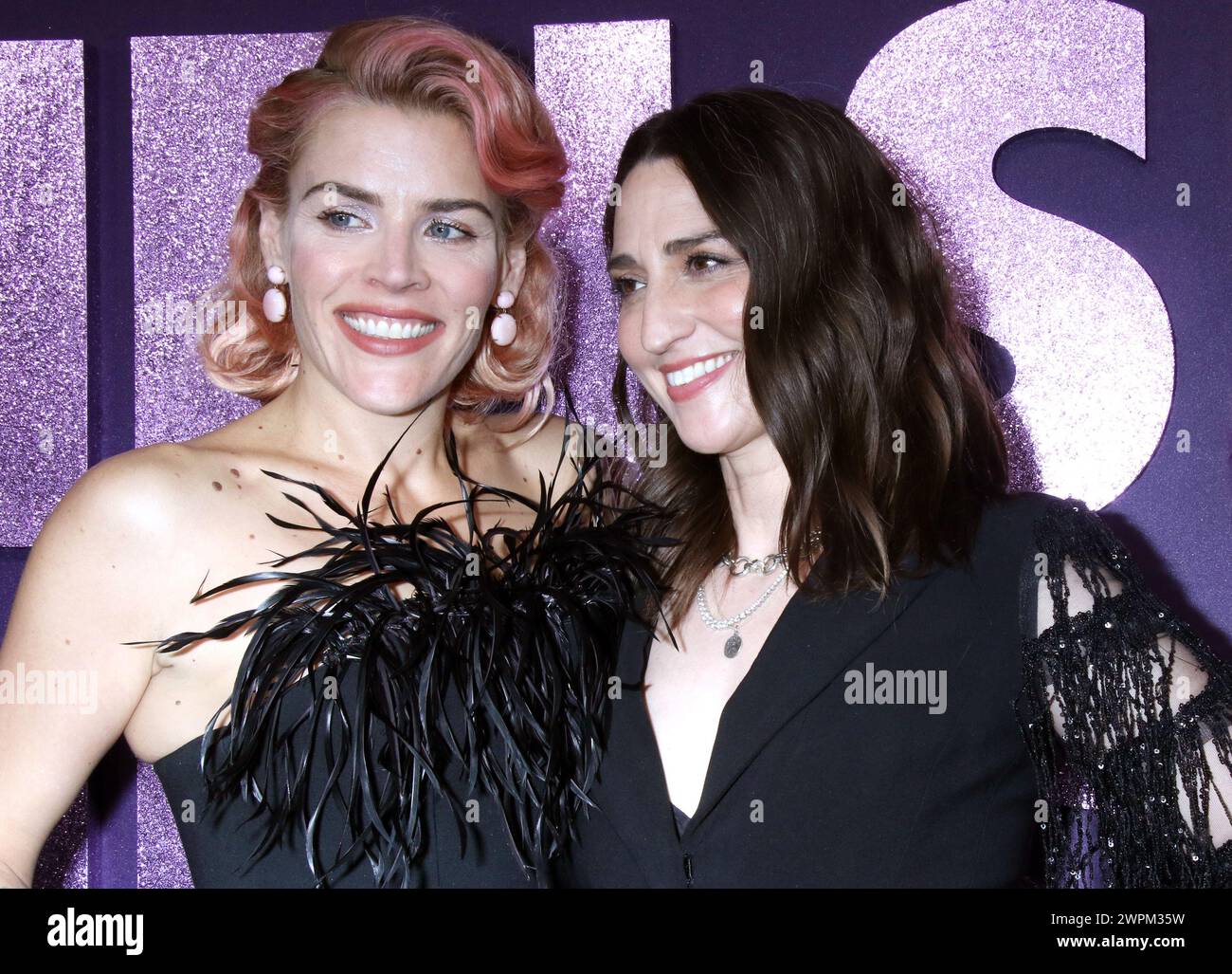 New York, NY, USA. 7th Mar, 2024. Busy Philipps and Sara Bareilles at ...