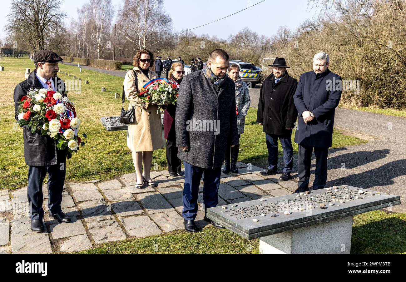 Terezin, Czech Republic. 08th Mar, 2024. Culture Minister Martin Baxa ...