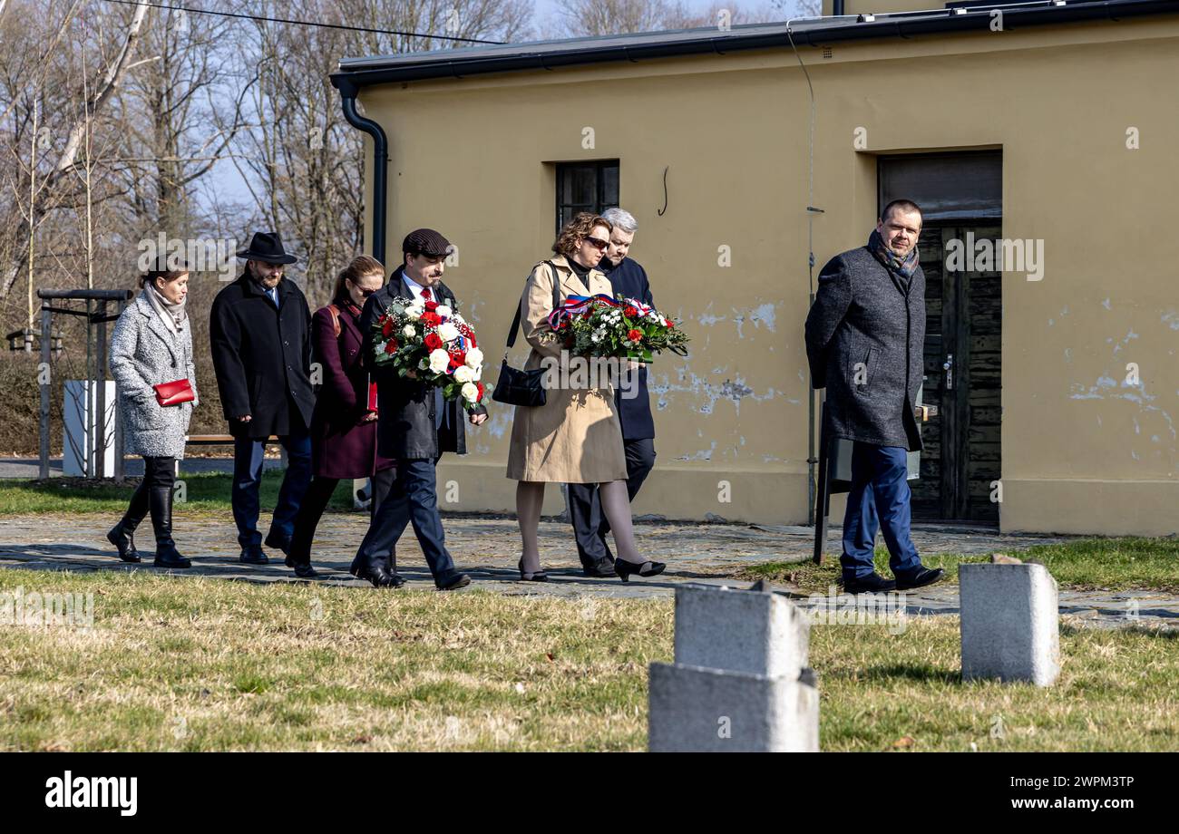 Terezin, Czech Republic. 08th Mar, 2024. Culture Minister Martin Baxa ...