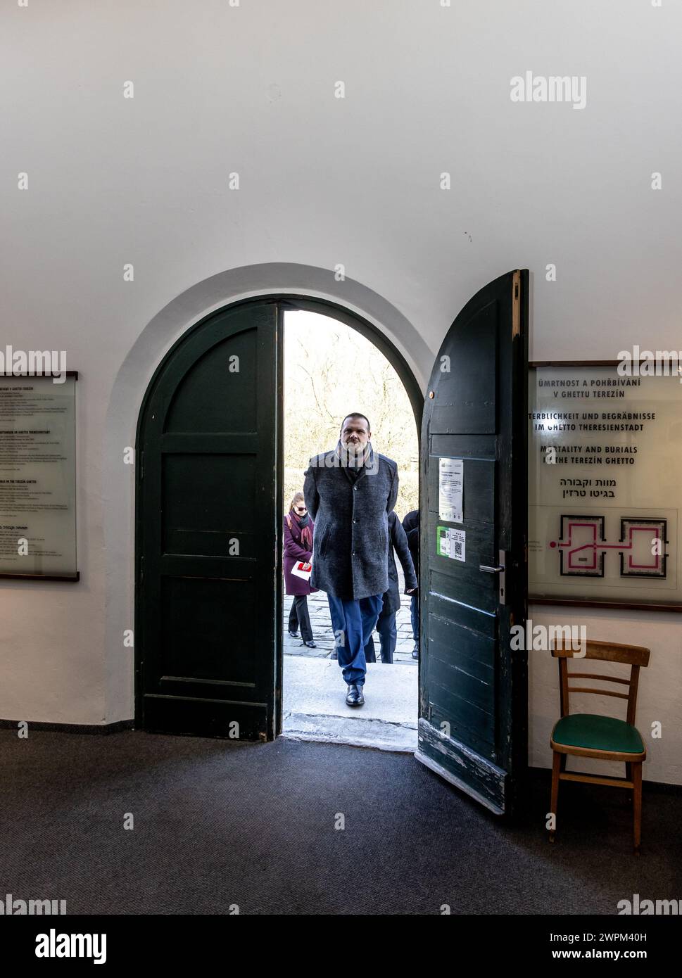Terezin, Czech Republic. 08th Mar, 2024. Culture Minister Martin Baxa ...