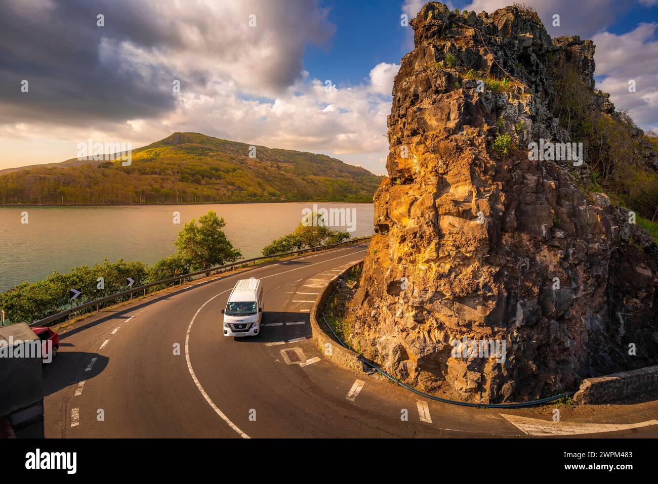 View of Baie du Cap from Maconde Viewpoint, Savanne District, Mauritius ...