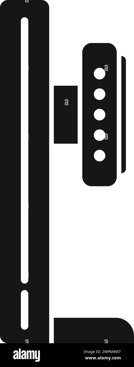 Clinic stand icon simple vector. Xray examination. Scan person clinic ...