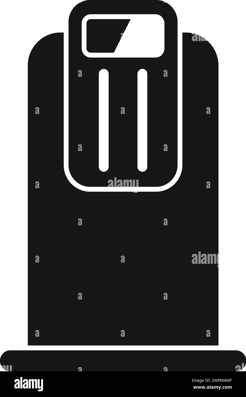 Xray person image icon simple vector. Client facility. Scan patient ...