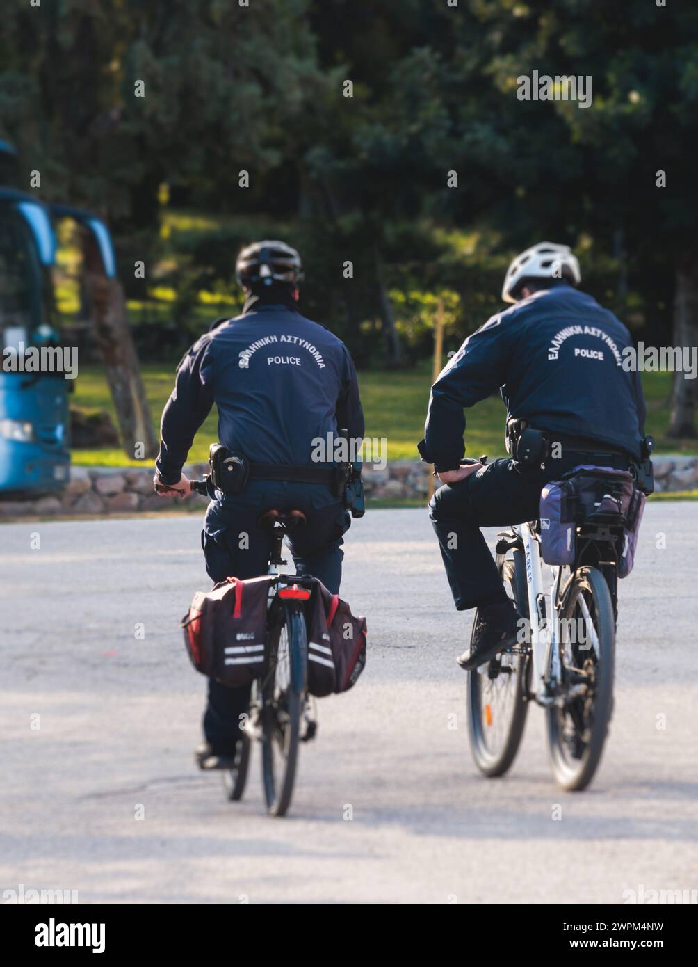 Hellenic police motorcycle hi-res stock photography and images - Alamy
