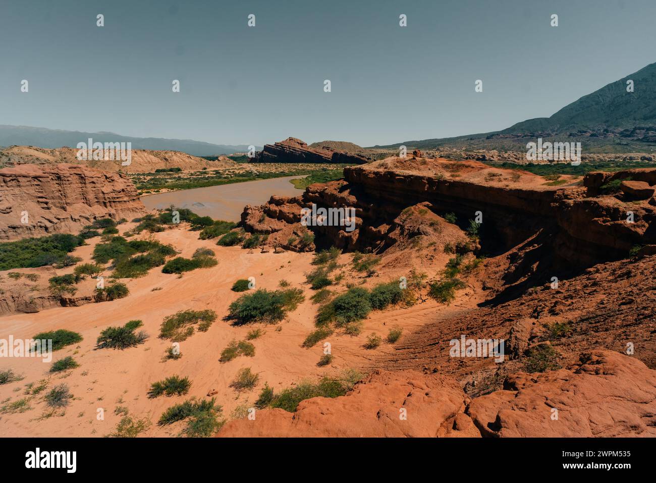 Views of Quebrada de las Conchas landmark in Salta, northern Argentina ...