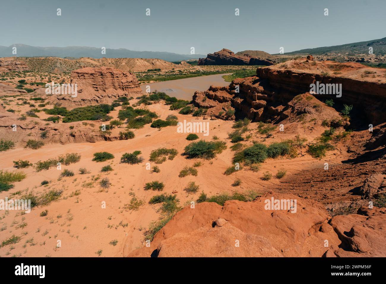 Views of Quebrada de las Conchas landmark in Salta, northern Argentina ...