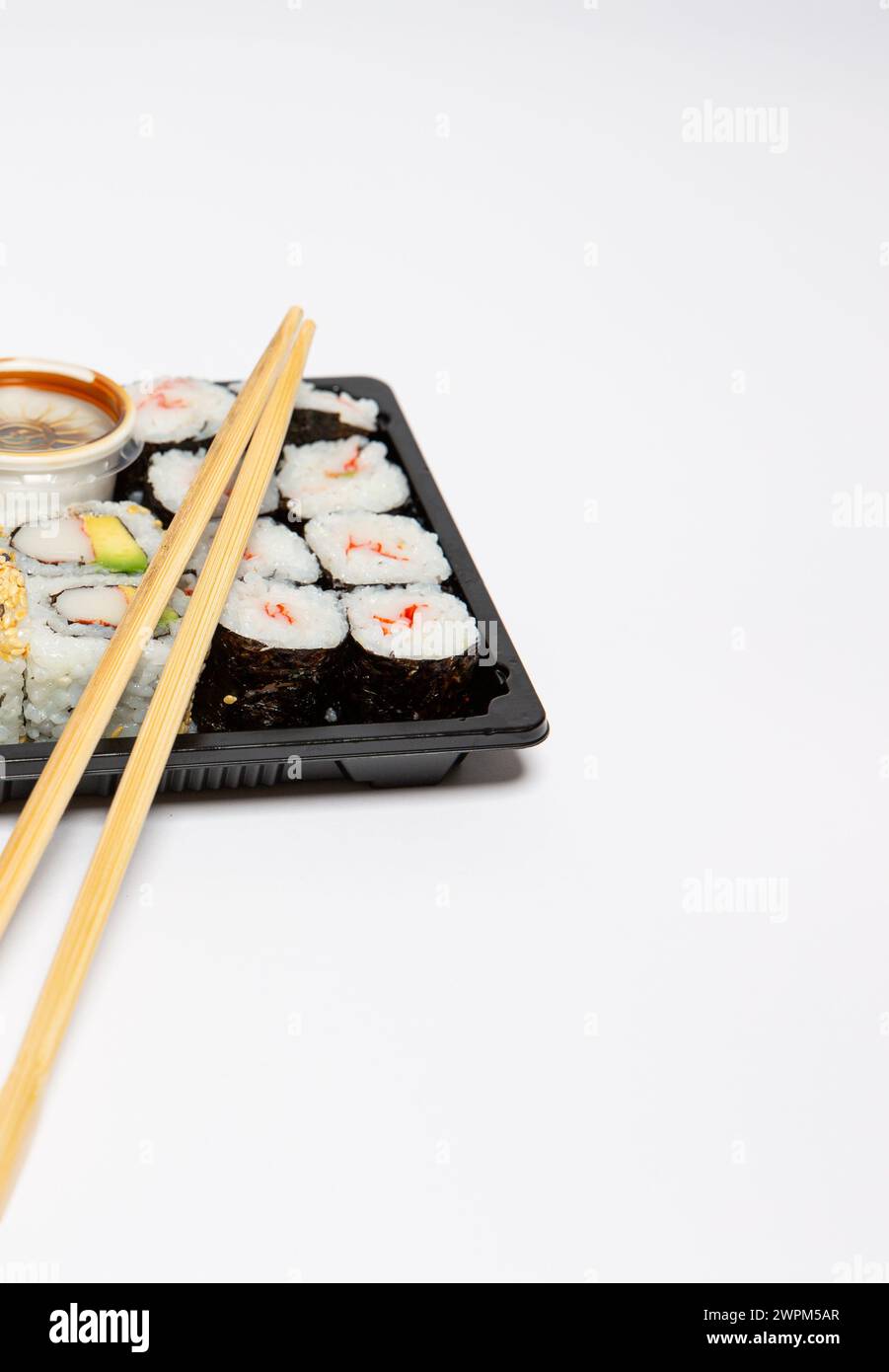 Variety of sushi in box hi-res stock photography and images - Alamy