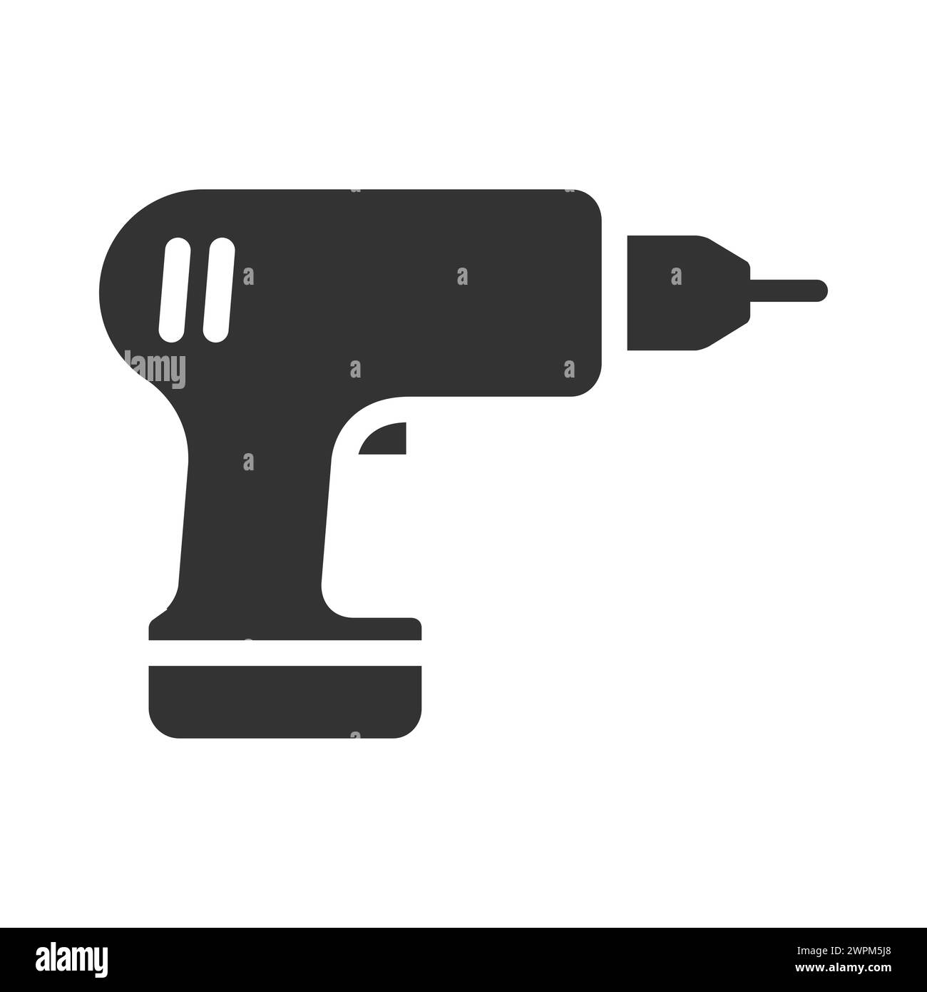cordless screwdriver glyph icon Stock Vector Image & Art - Alamy