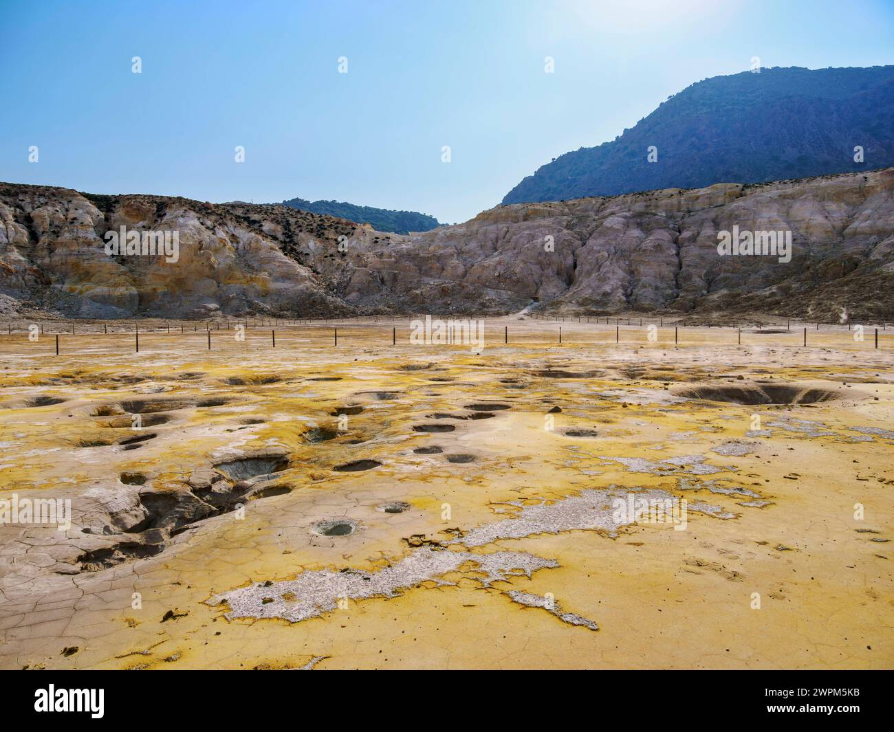 Stefanos Volcano Crater, Nisyros Island, Dodecanese, Greek Islands ...