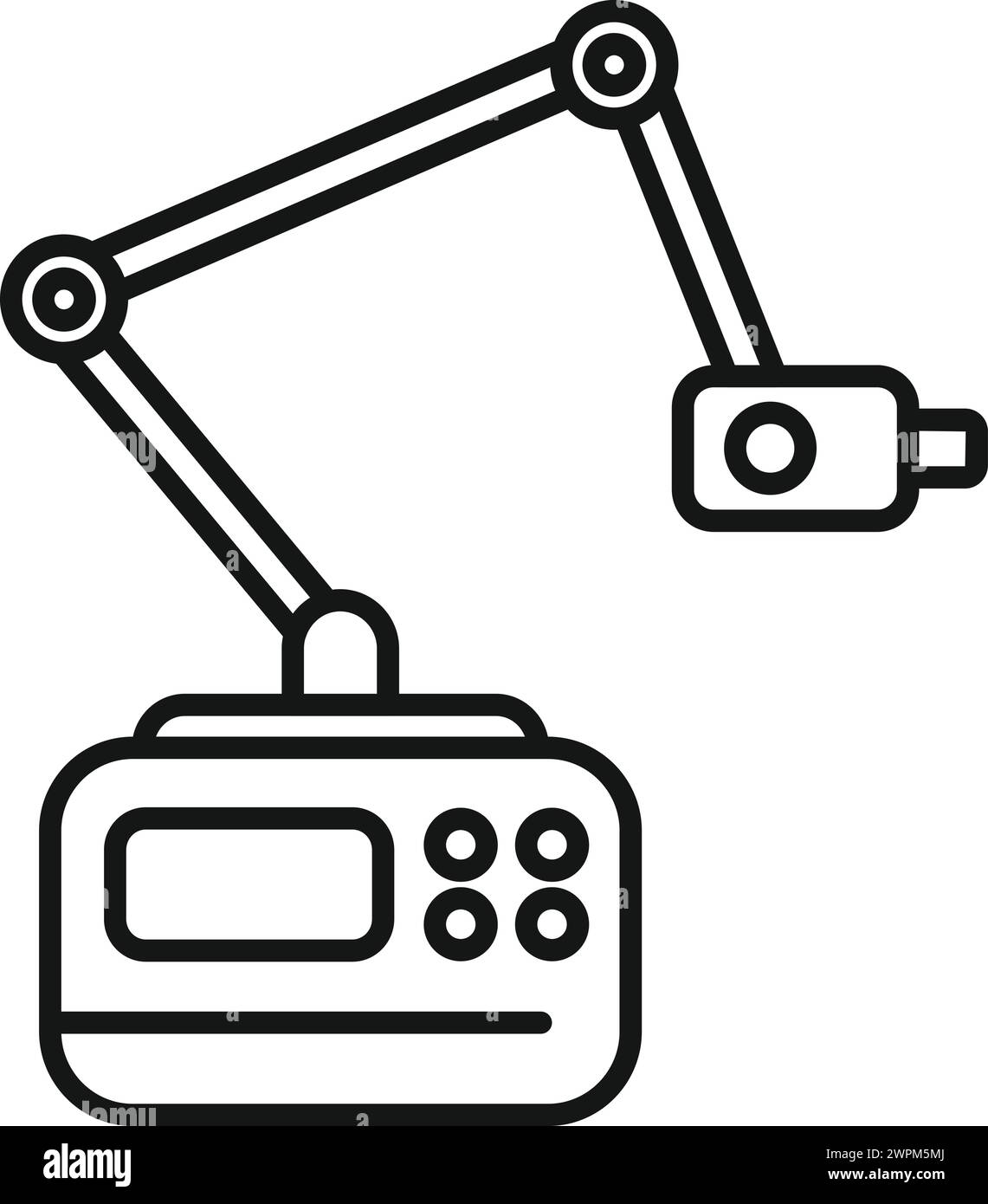 Examination scan icon outline vector. Checkup body Xray. Person scan ...