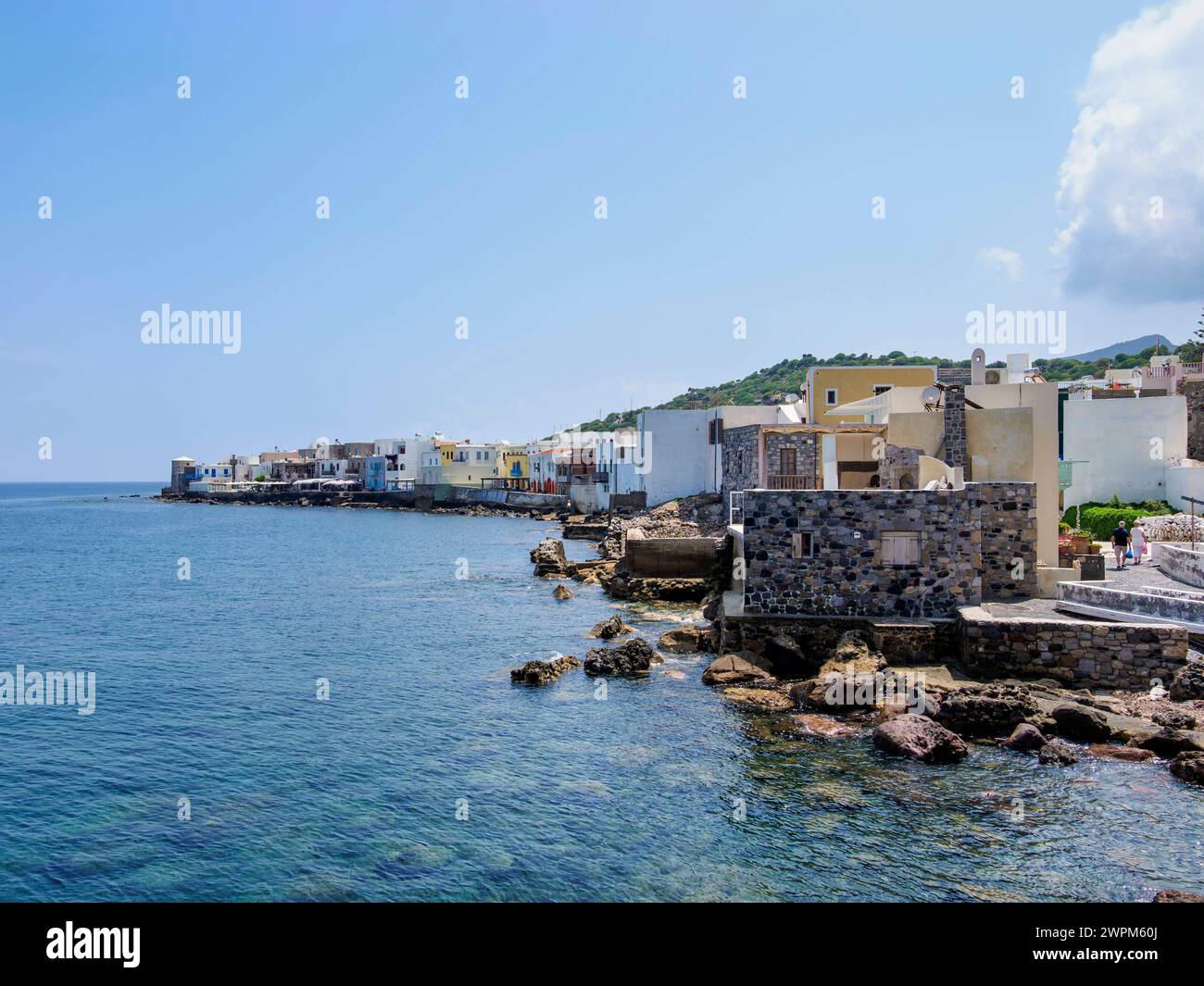 Waterfront of Mandraki, Nisyros Island, Dodecanese, Greek Islands ...
