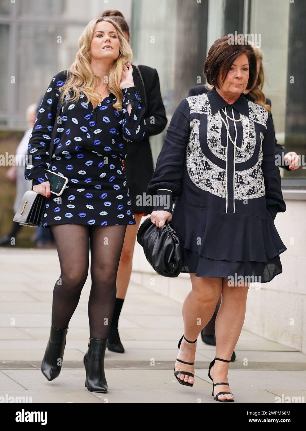 Colette McLoughlin (centre) and Claire Rooney arriving for an ...