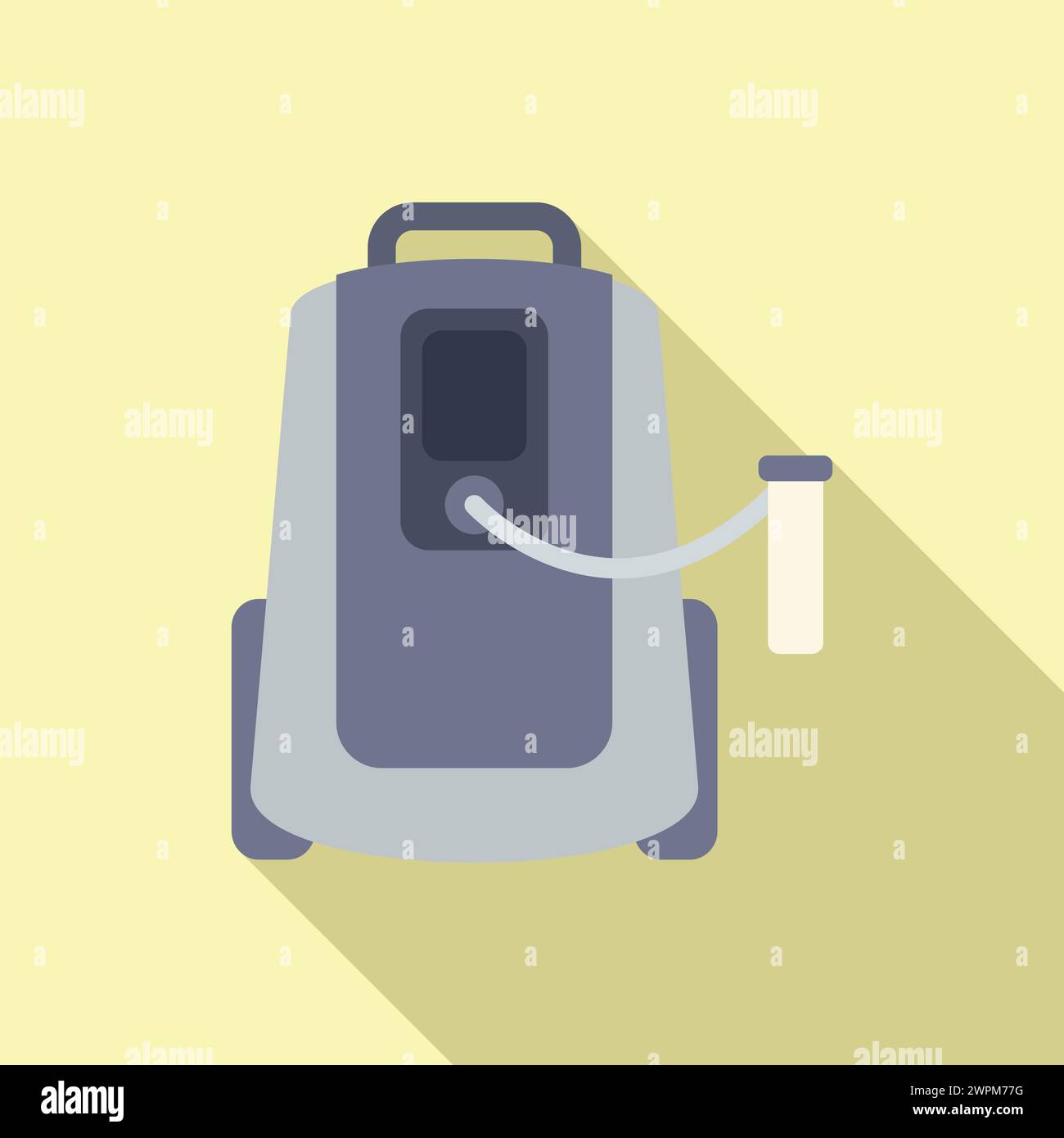 Respiratory device icon flat vector. Medical nasal aid. Center flow ... Respiratory device icon flat vector. Medical nasal aid. Center flow ...