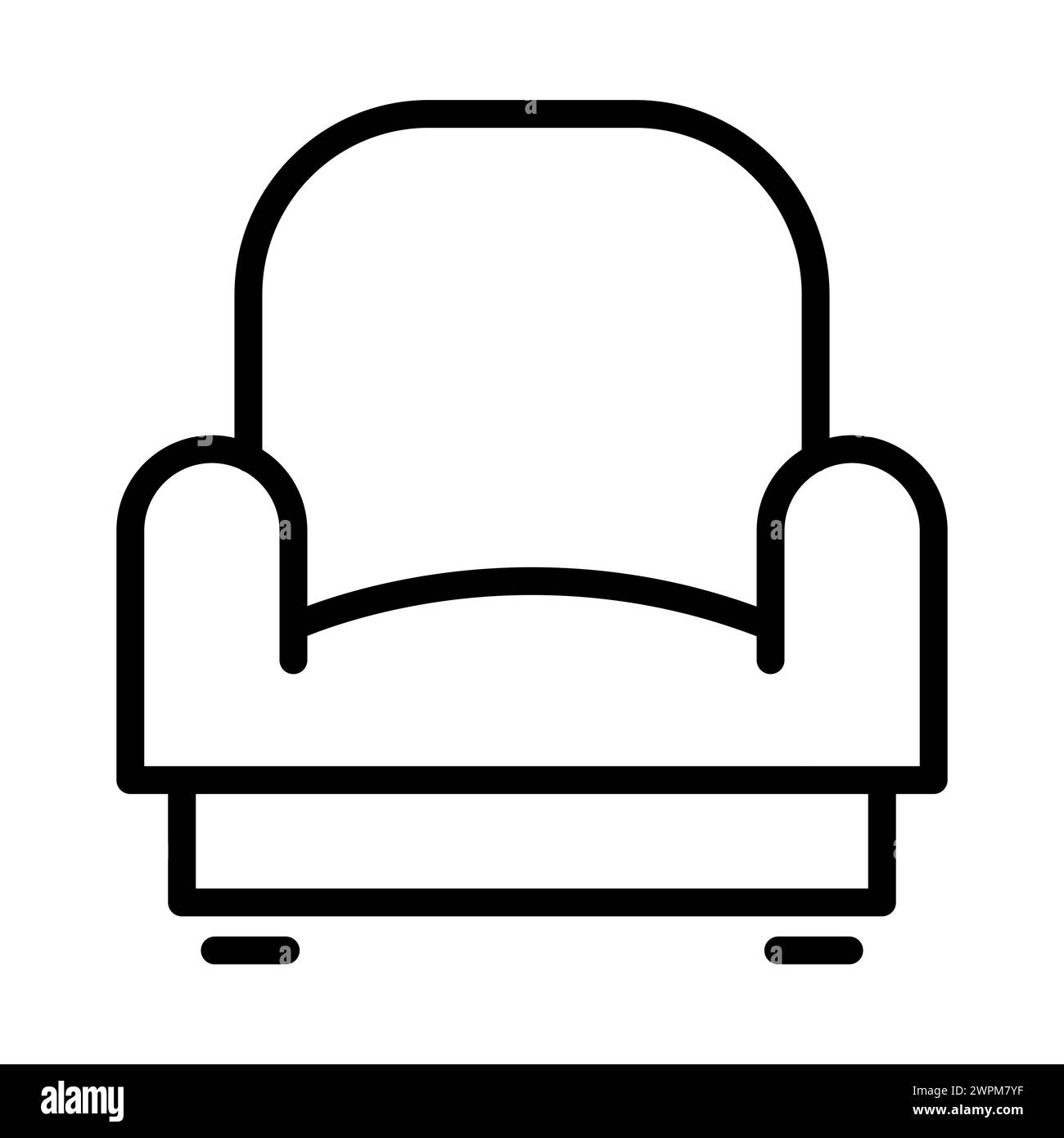 Vintage arm chair Stock Vector Images - Alamy