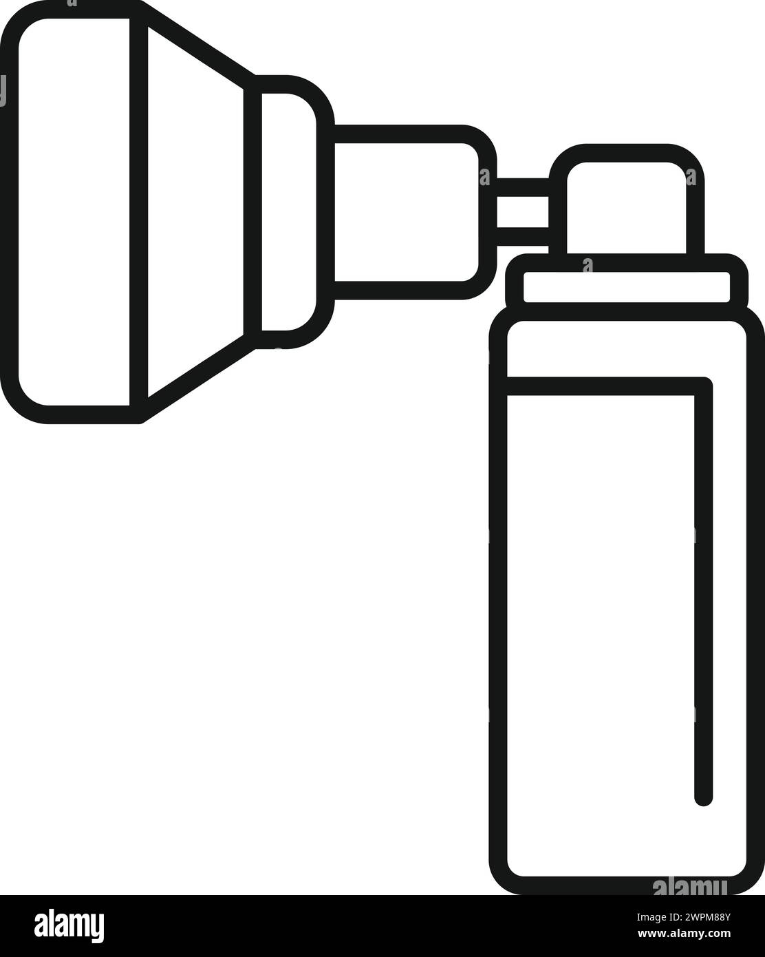 Medical oxygen concentrator icon outline vector. Air clinic device ...