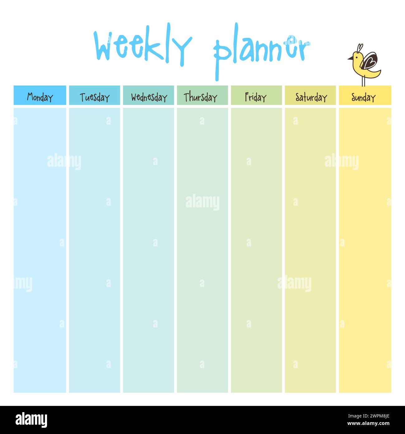 Planner. Note paper, Notes, to do list. Organiser planner template ...