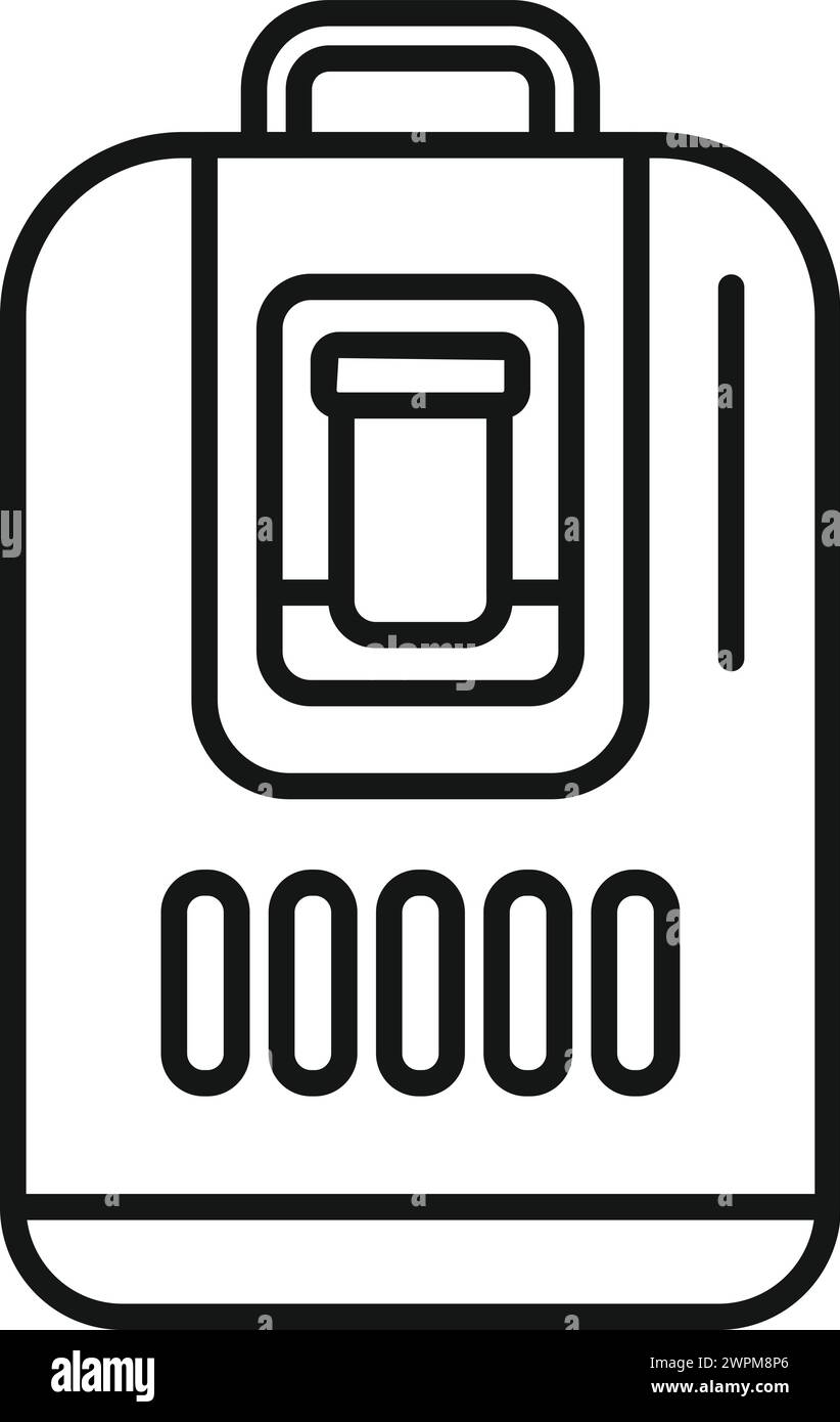 Treatment medical concentrator icon outline vector. Therapy flow. Care ...