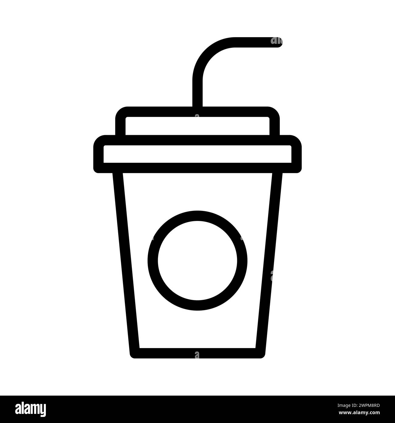drink outline vector icon isolated Stock Vector Image & Art - Alamy