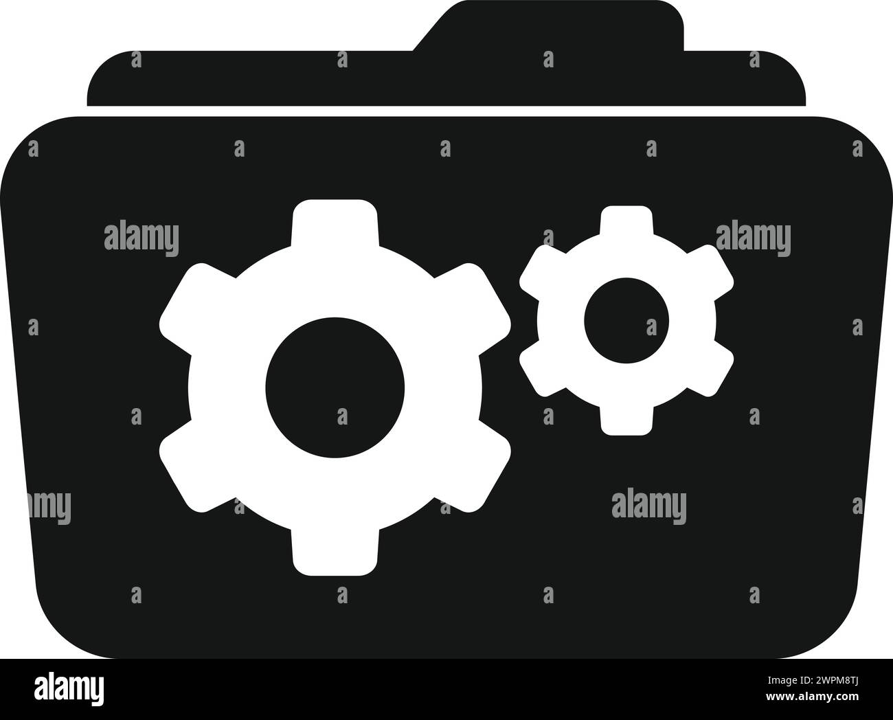 Folder machine tech icon simple vector. Camera power source. Random ... Folder machine tech icon simple vector. Camera power source. Random ...