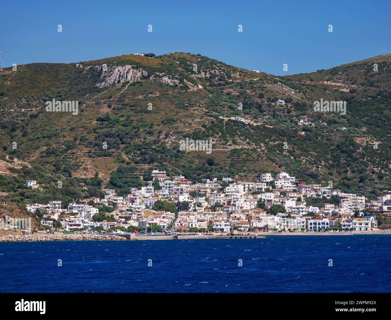 View towards Fournoi, Fournoi Island, North Aegean, Greek Islands ...