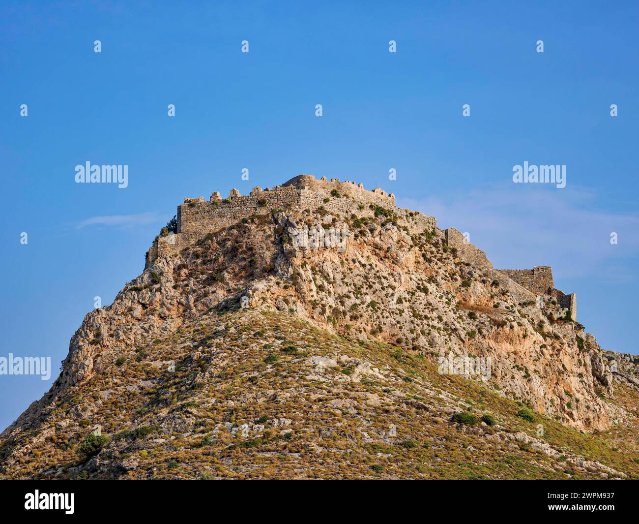 Medieval Castle of Pandeli, Leros Island, Dodecanese, Greek Islands ...